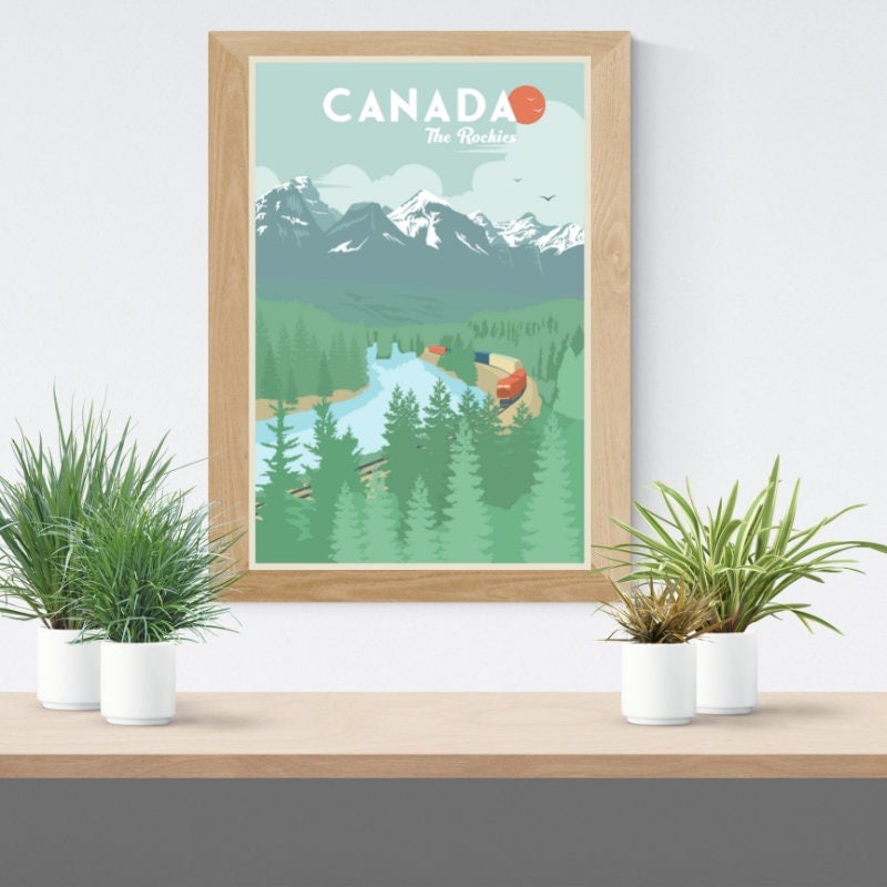 CANADIAN ROCKIES POSTER – TripPoster